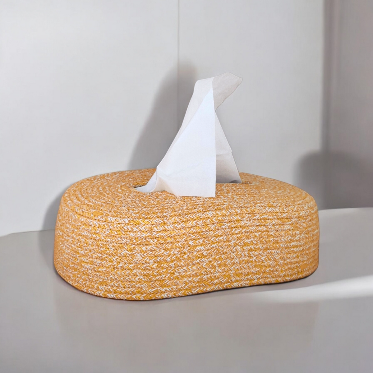 Tissue Box Sunny side up – KOBA handmade in Belgium