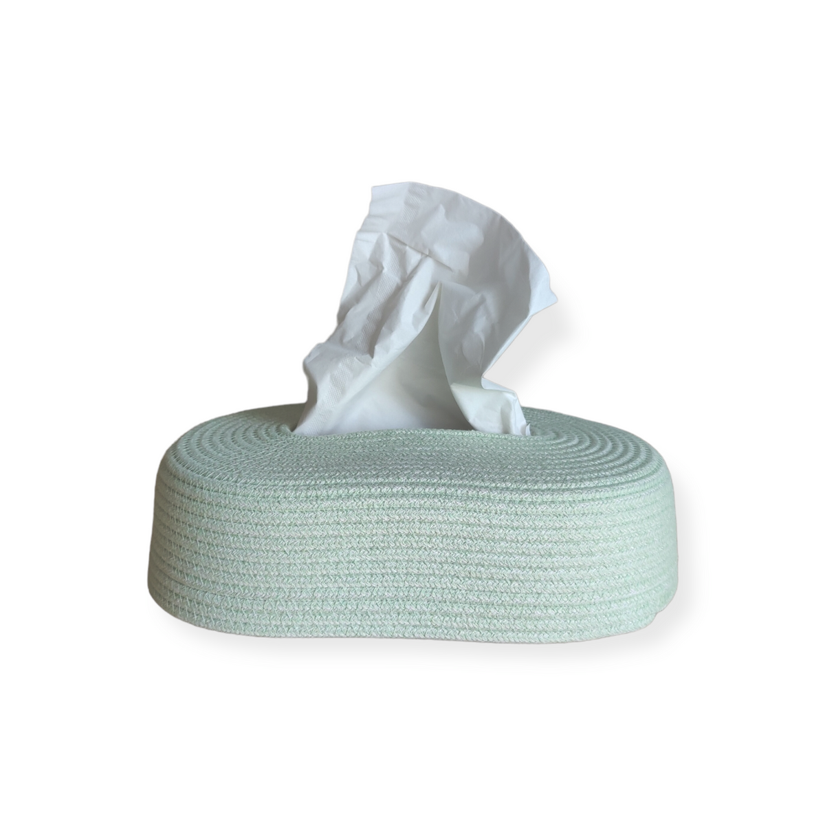 Tissue Box UNI Mint Melé – KOBA handmade in Belgium